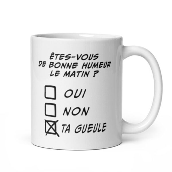 Êtes-vous de bonne humeur le matin ? | YUMMYMUG
